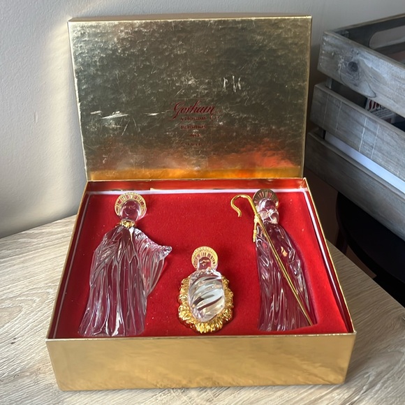 Gorham | Holiday | Gorham Nativity Holy Family 3 Piece Christmas ...